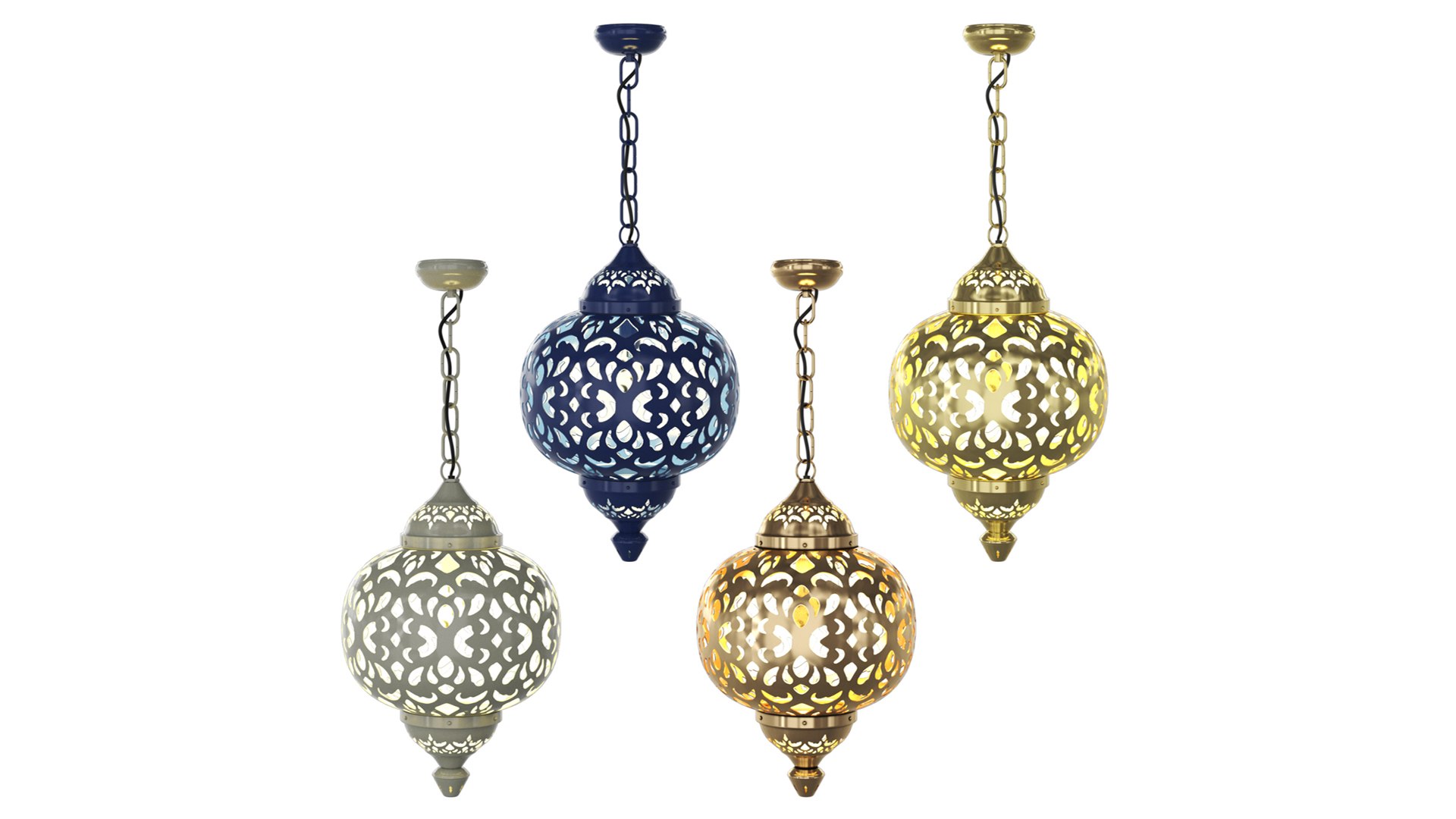 Vintage Moroccan Lamp 3D Model - TurboSquid 1949945