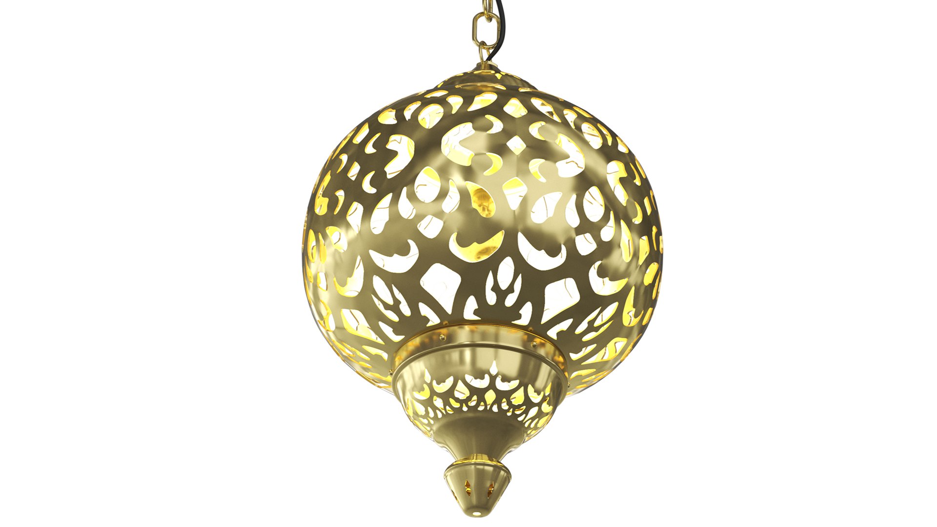 Vintage Moroccan Lamp 3D Model - TurboSquid 1949945