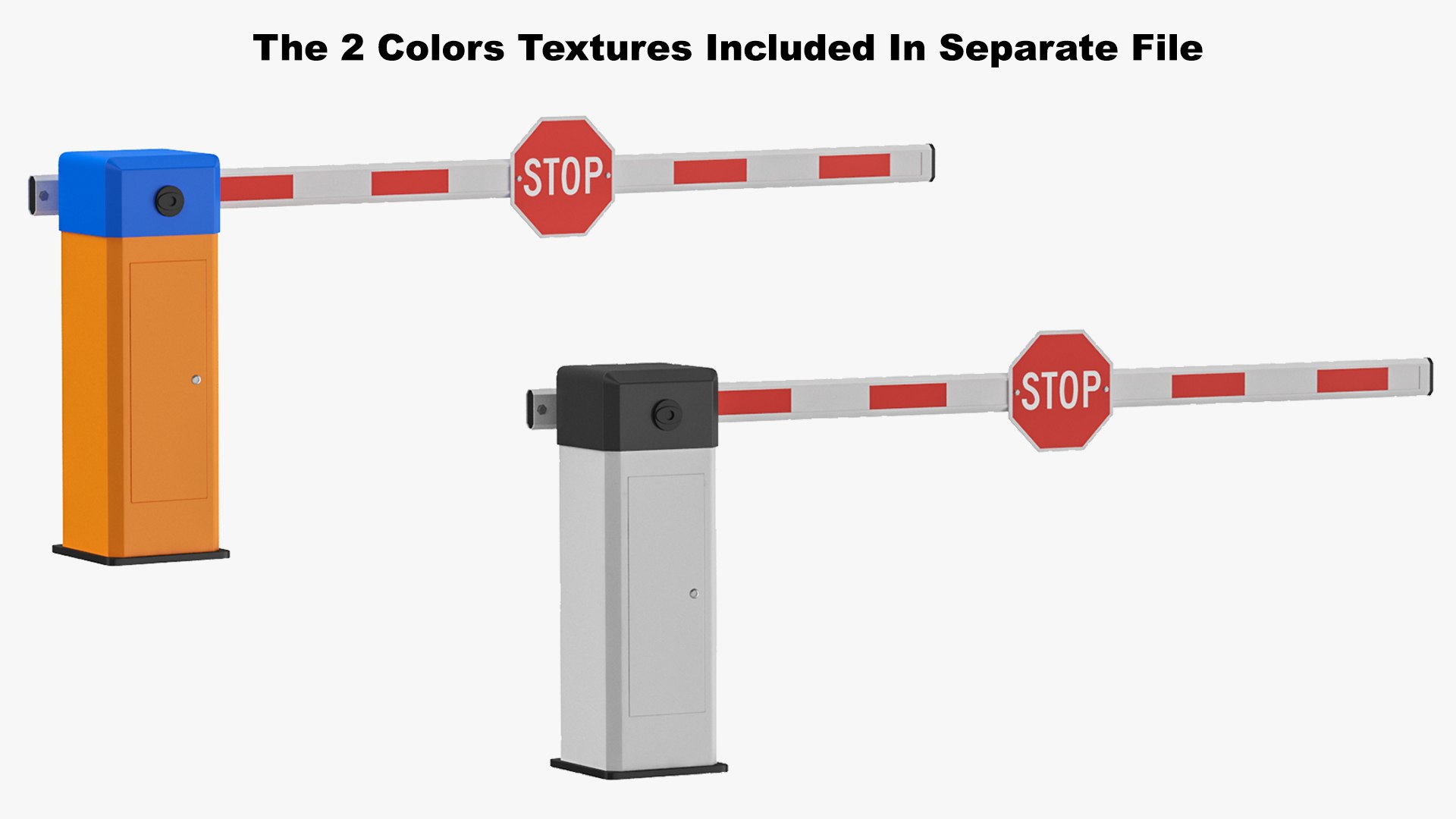 3D Automatic Fence Gate Model - TurboSquid 2044404