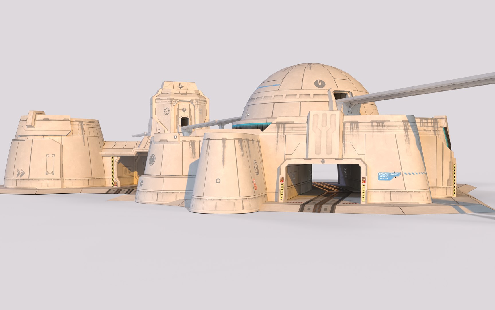3D MARS Base Game Ready - TurboSquid 2170212