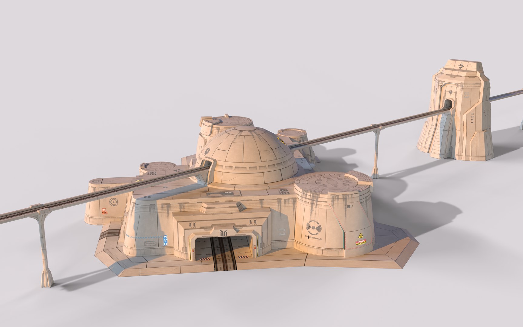 3D MARS Base Game Ready - TurboSquid 2170212