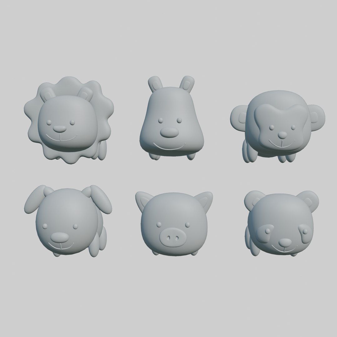 3D Animals Pack Low-poly 3D Model - TurboSquid 1886934