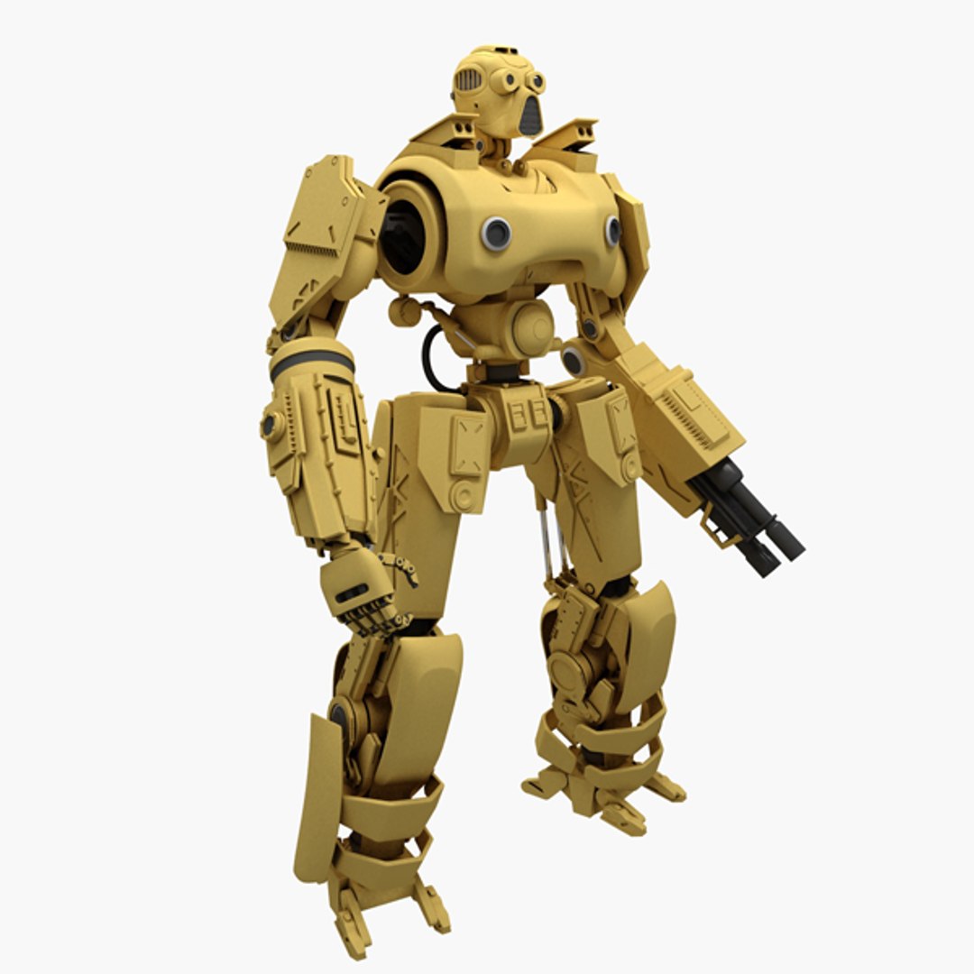 Soldier Robot23 3d Max