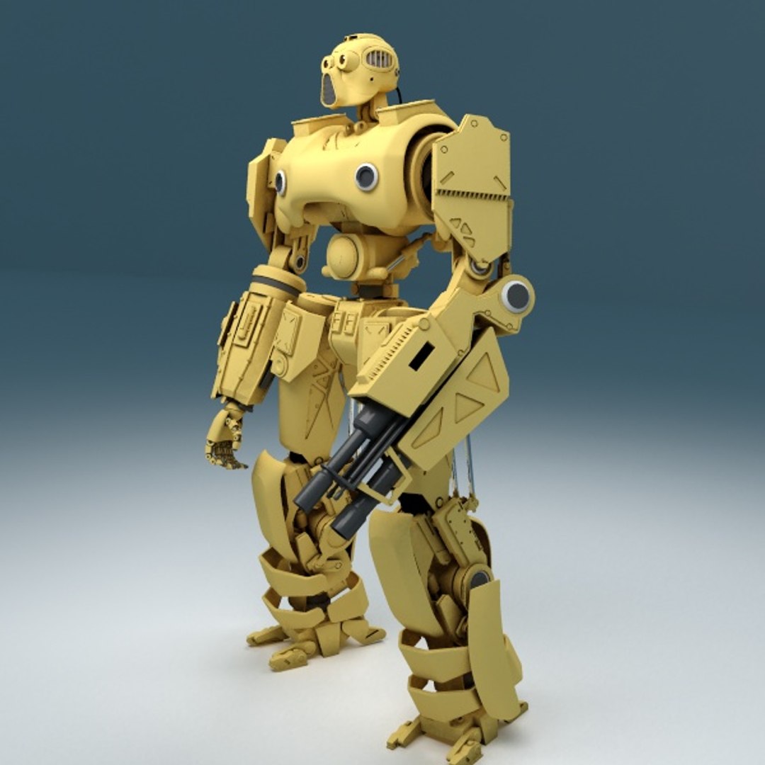 Soldier Robot23 3d Max