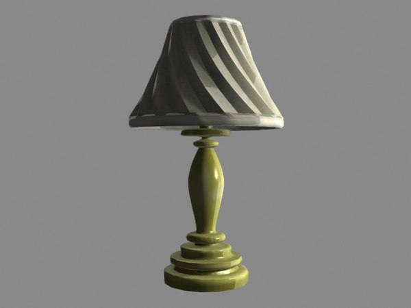 3d obj simple lamp