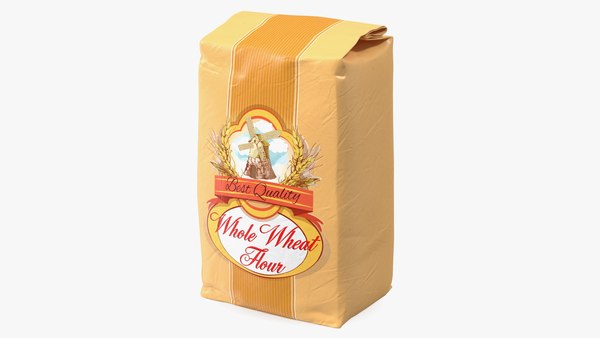 3D Wheat Flour Packages Collection model - TurboSquid 1775117