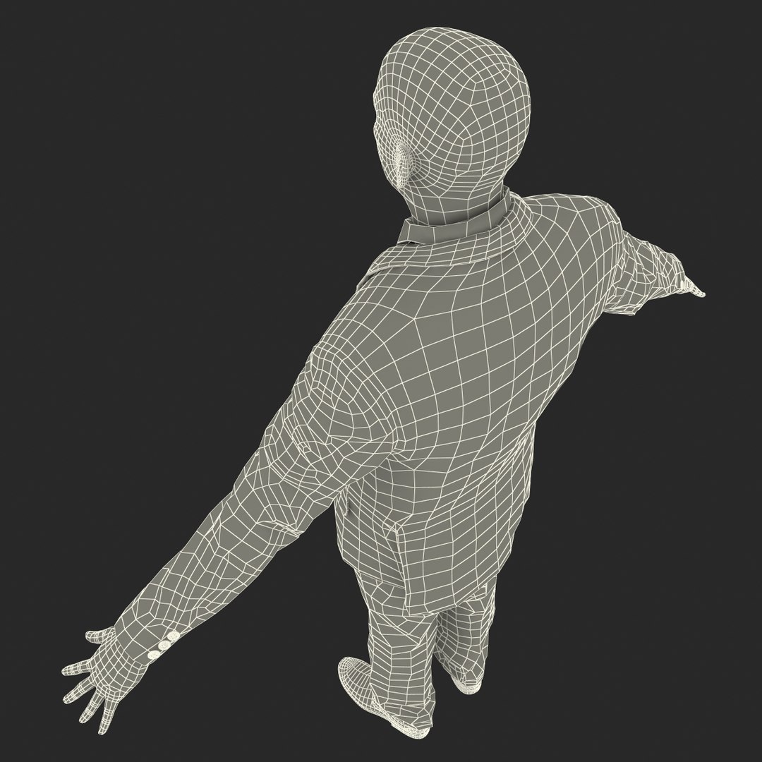 3d model george w bush rigged