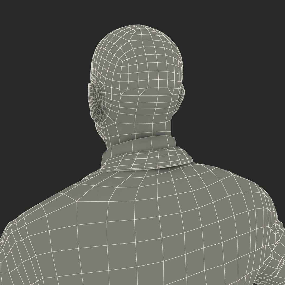 3d model george w bush rigged