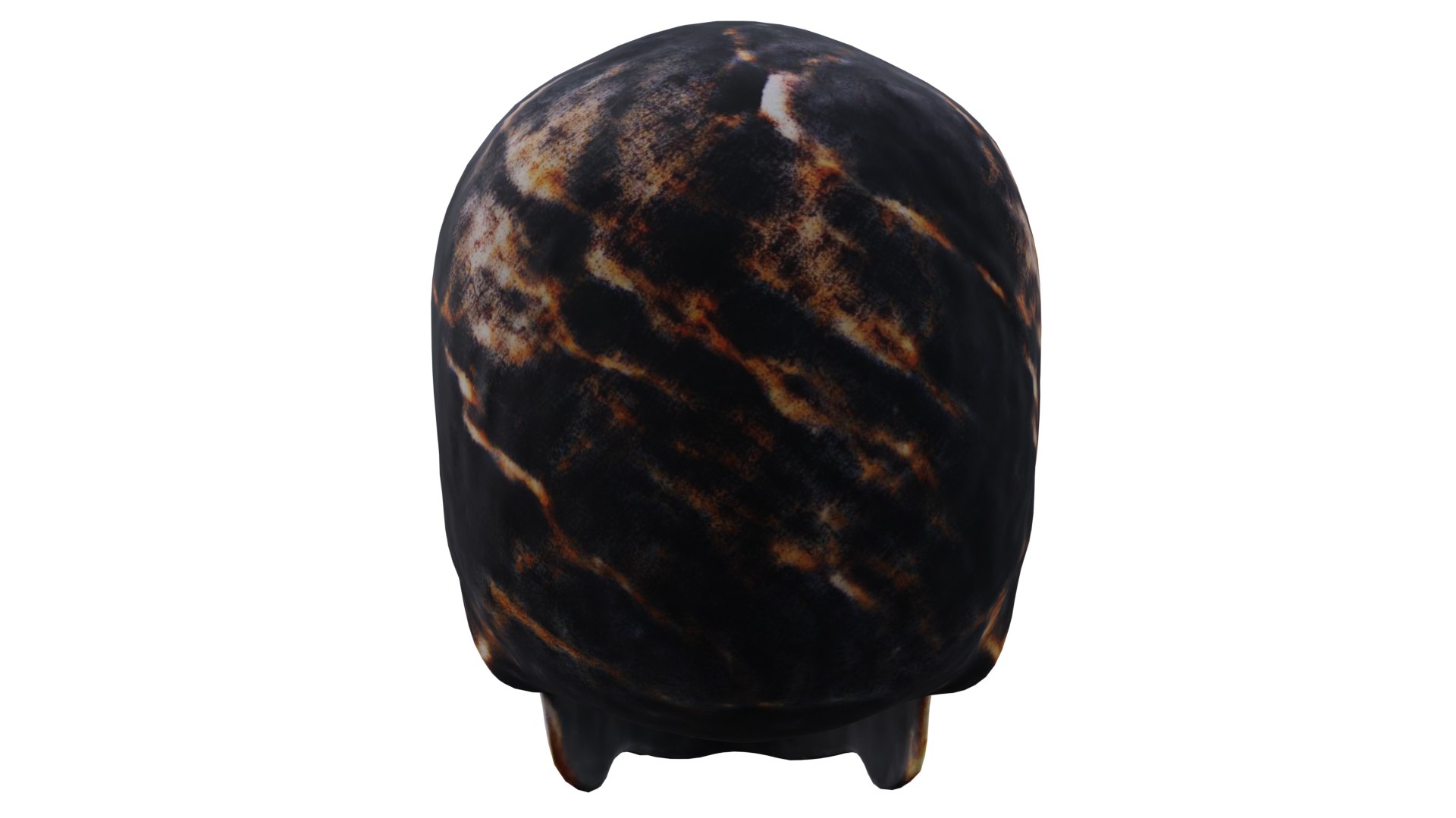 Charred Skull Low-poly 3D Model - TurboSquid 2200561