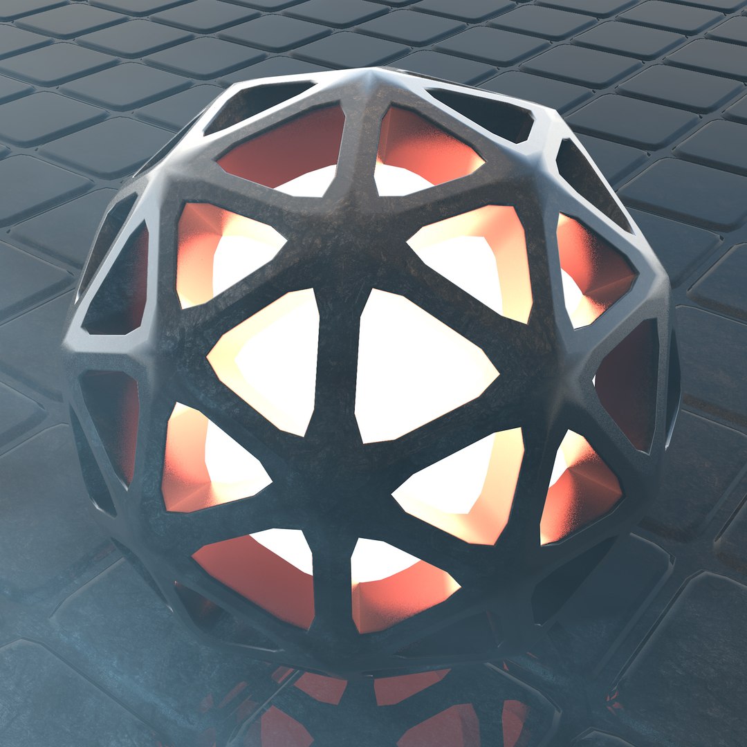 3D Strange Tech Sphere Model - TurboSquid 2084098