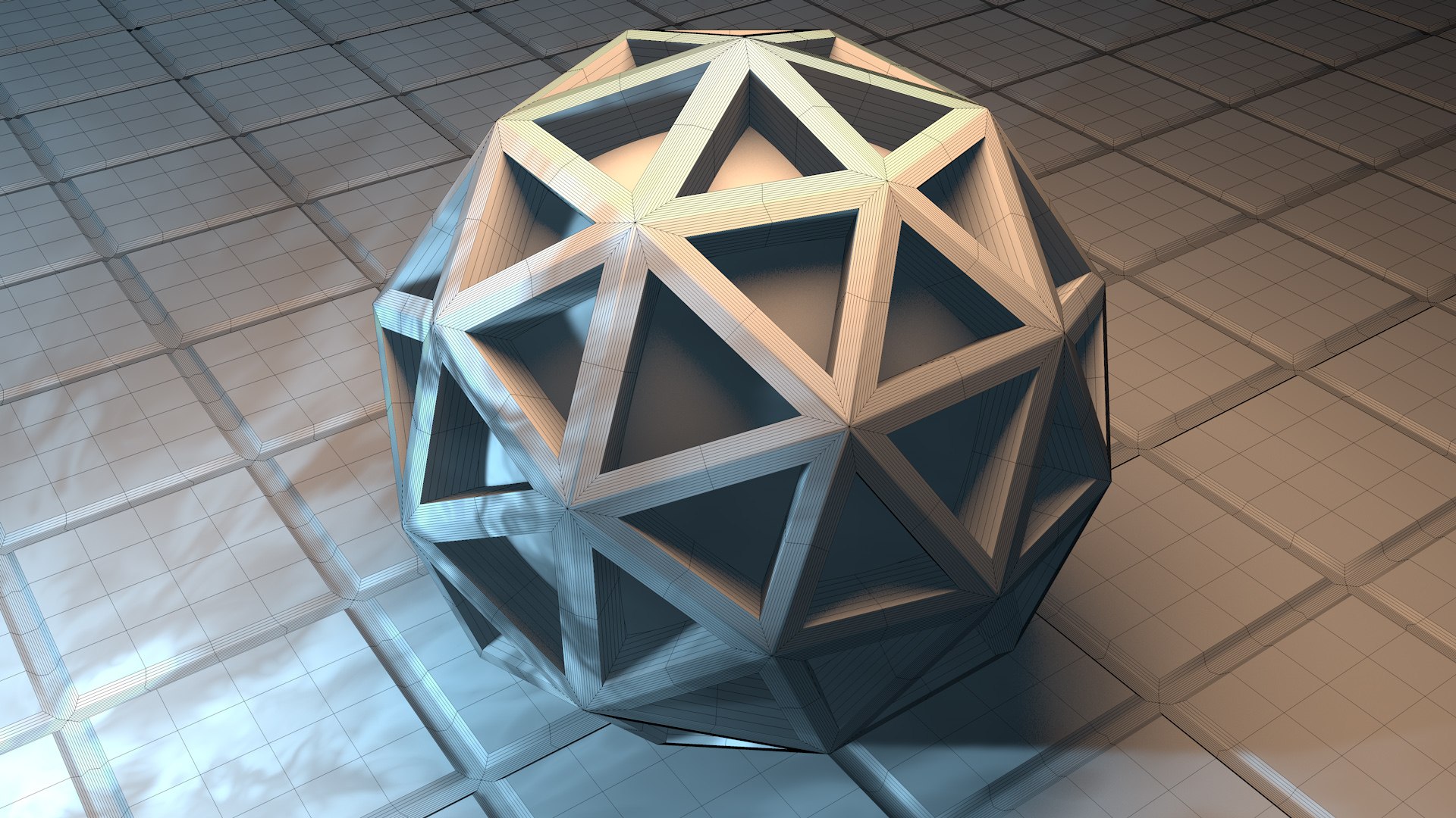 3D Strange Tech Sphere Model - TurboSquid 2084098