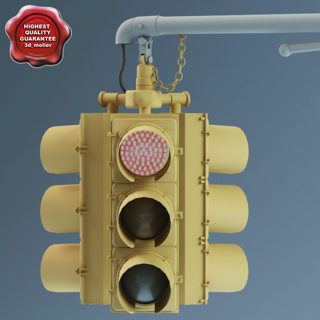 3d Traffic Lights V1 Model