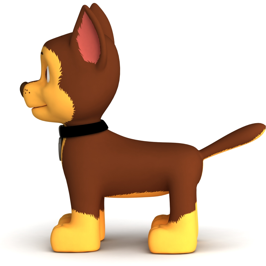 dugm08 rigged cartoon dog max