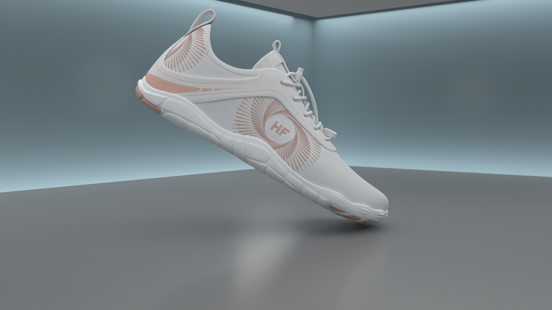 3D Model Running Shoe White 3D Model - TurboSquid 2514445