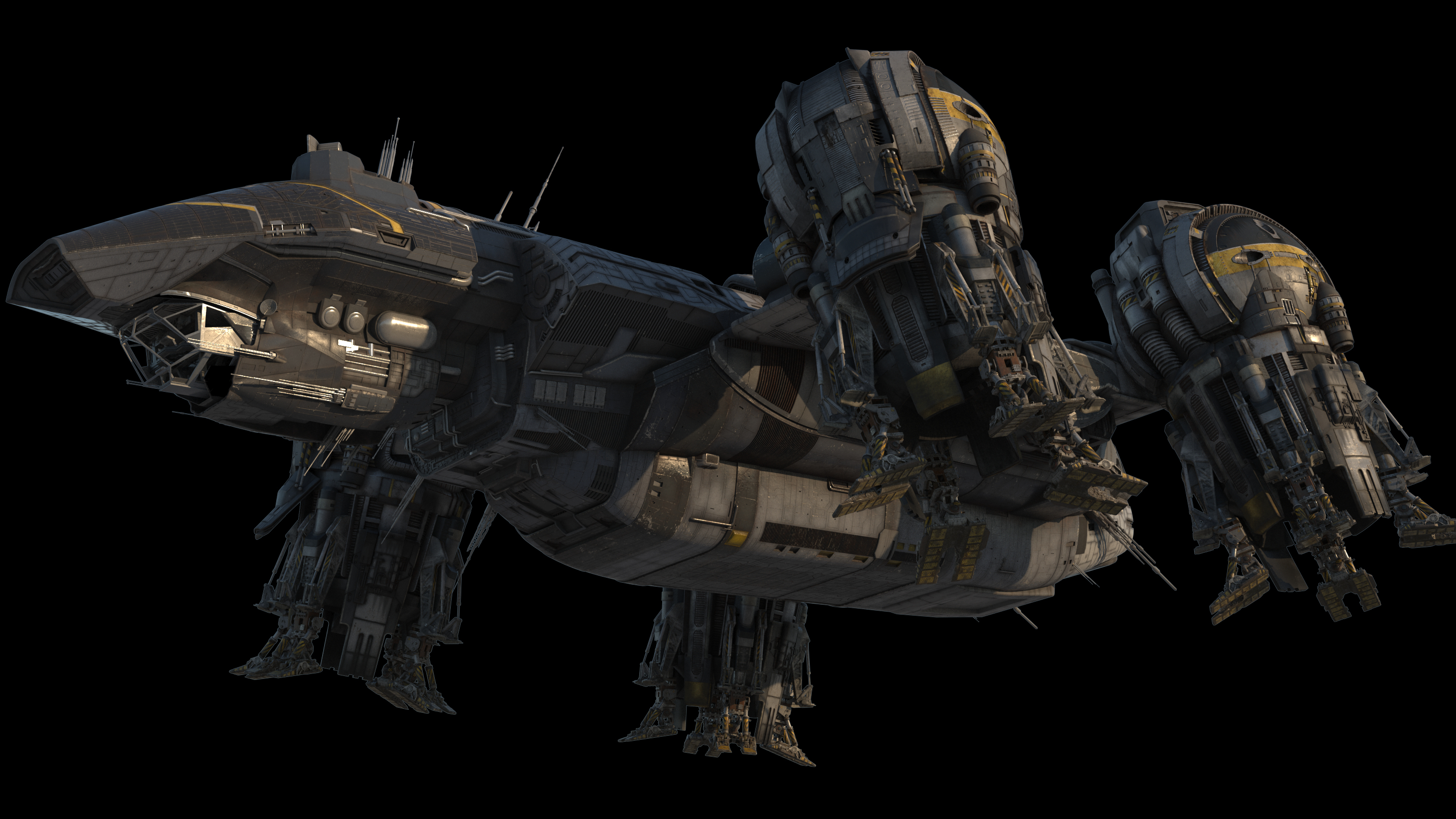 Prometheus spaceship pro 2019 3D model - TurboSquid 1559452