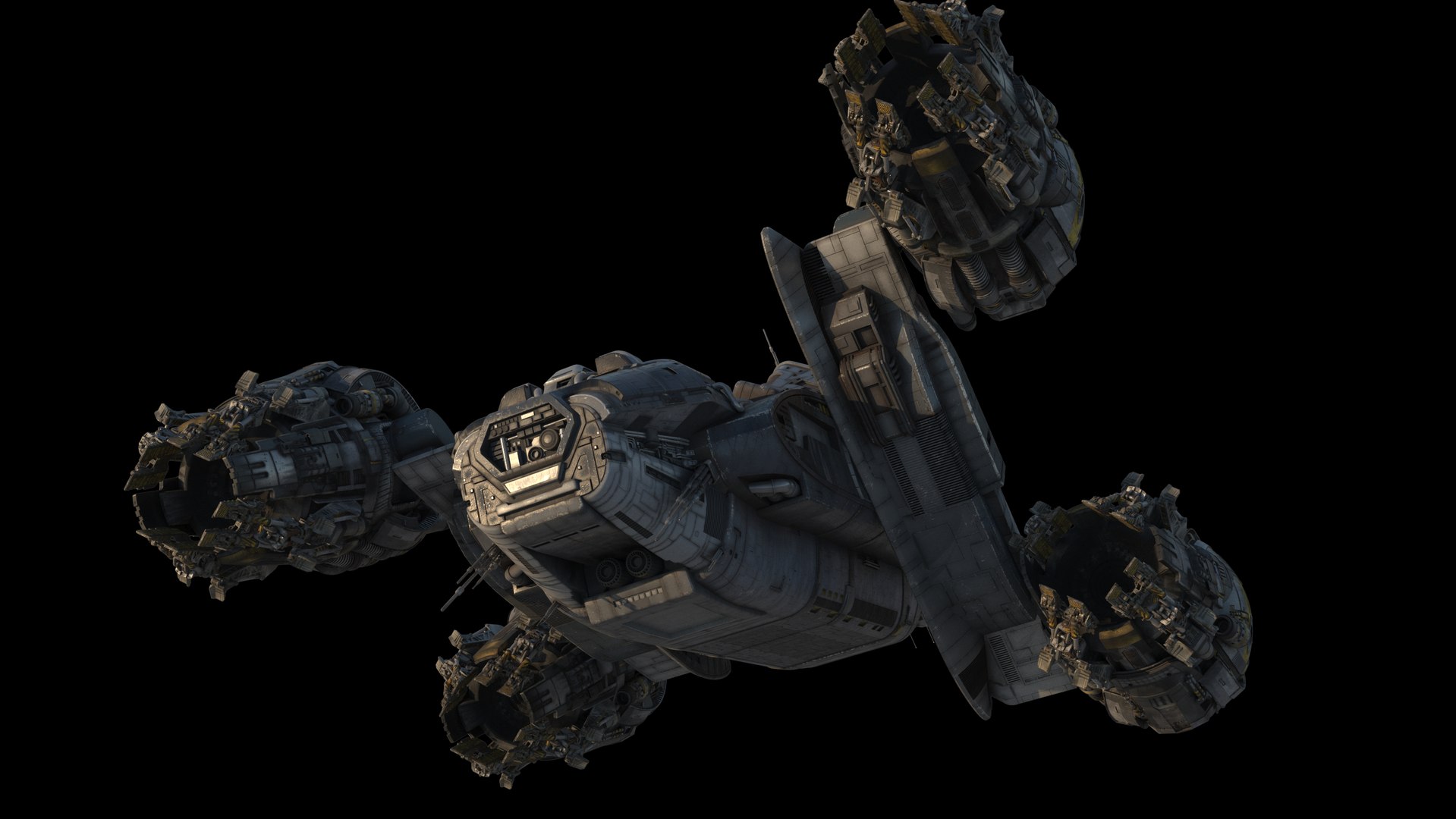 Prometheus spaceship pro 2019 3D model - TurboSquid 1559452