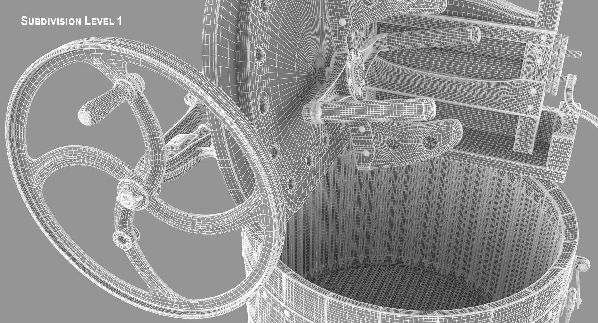 Washing machine model - TurboSquid 1377007