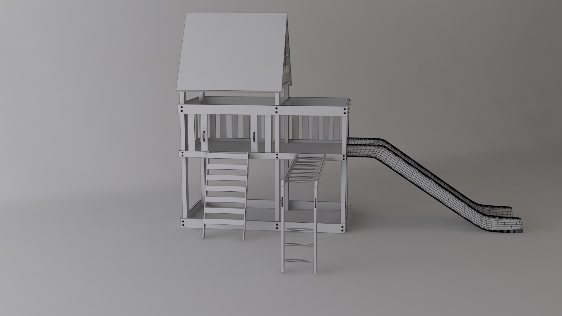 Playground slide architecture 3D model - TurboSquid 1694482