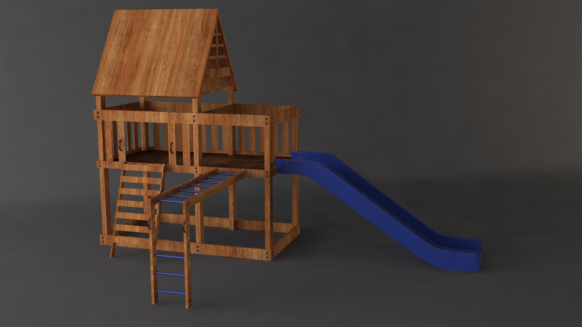 Playground slide architecture 3D model - TurboSquid 1694482