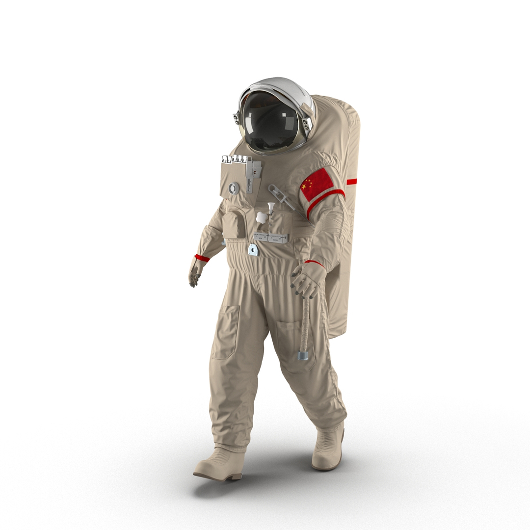 3d Model Chinese Space Suit Feitian