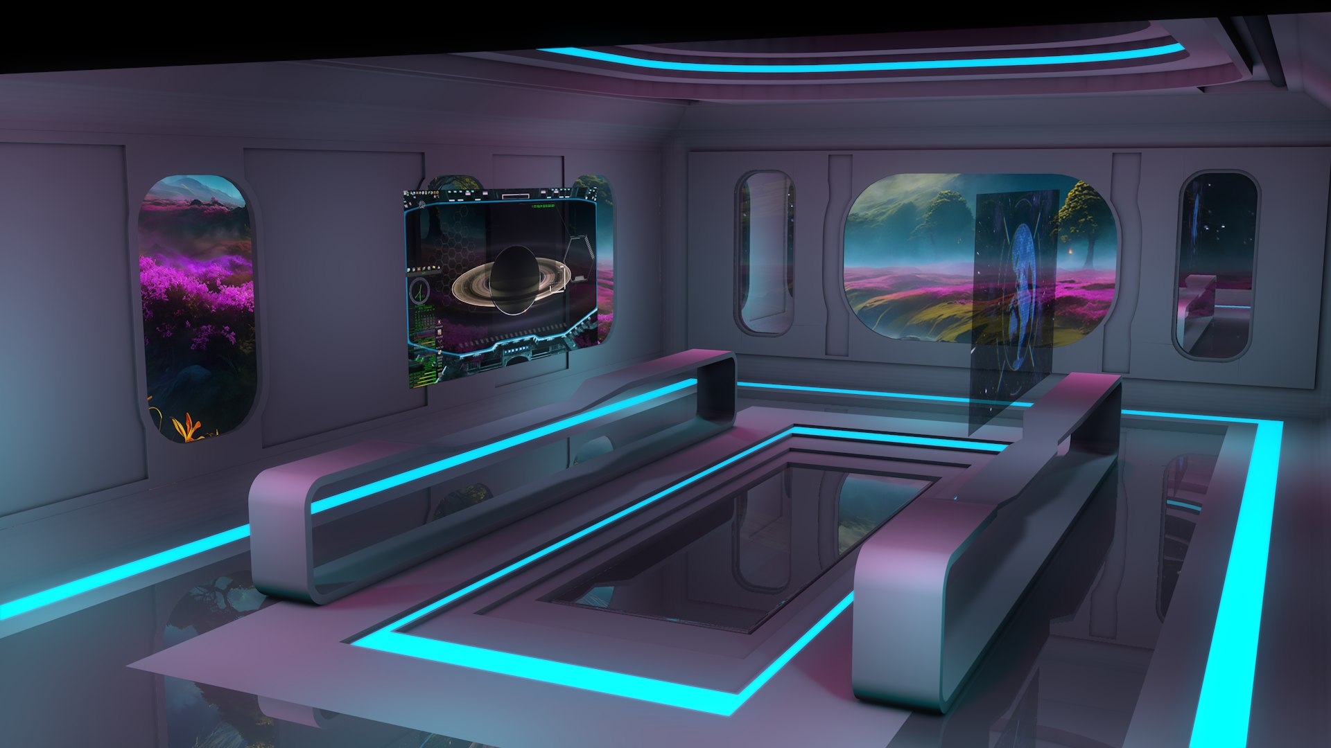 3D Sci Fi Room Model - TurboSquid 2308229