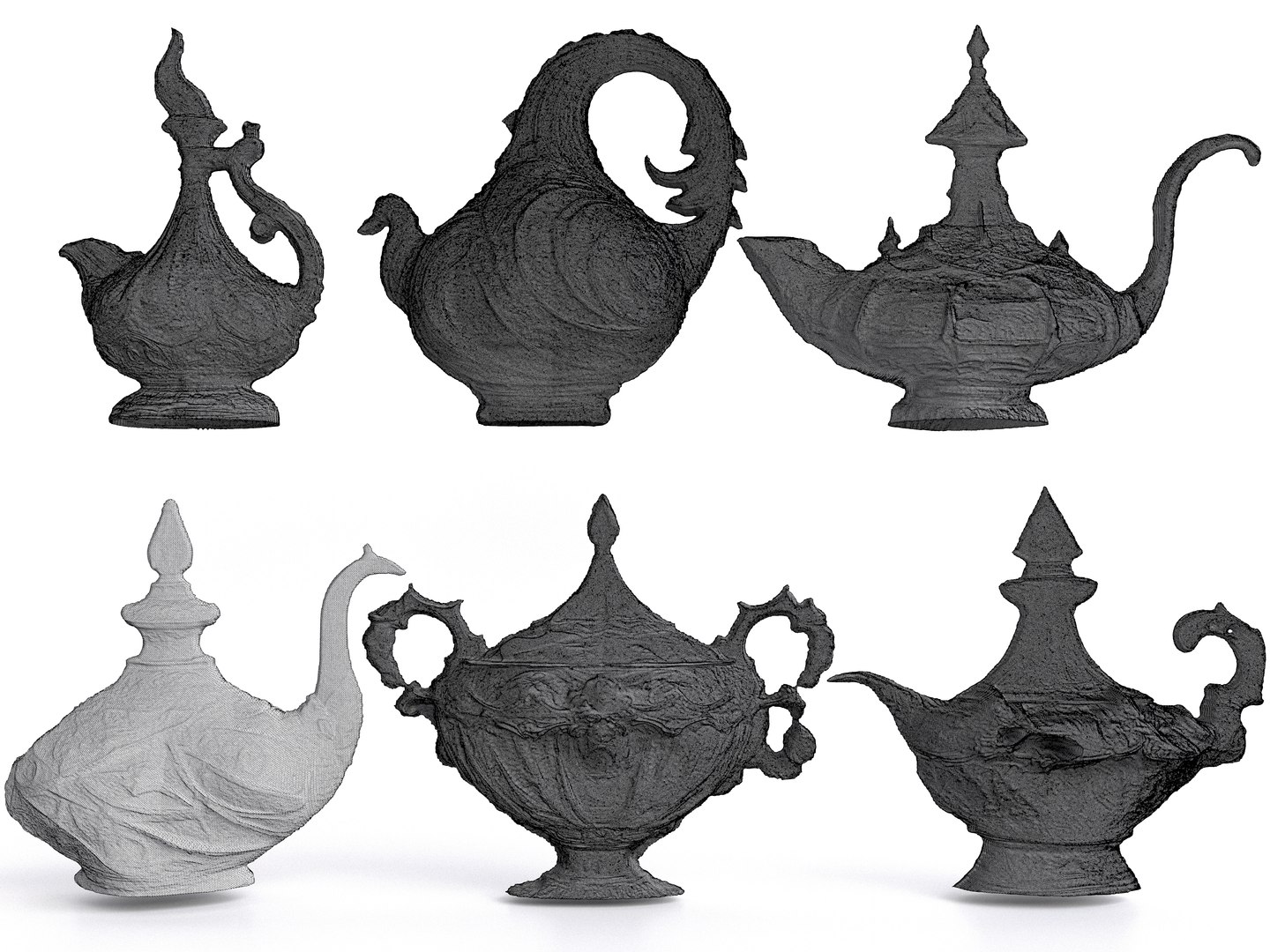 3D Magic Vase Pack - TurboSquid 2173996