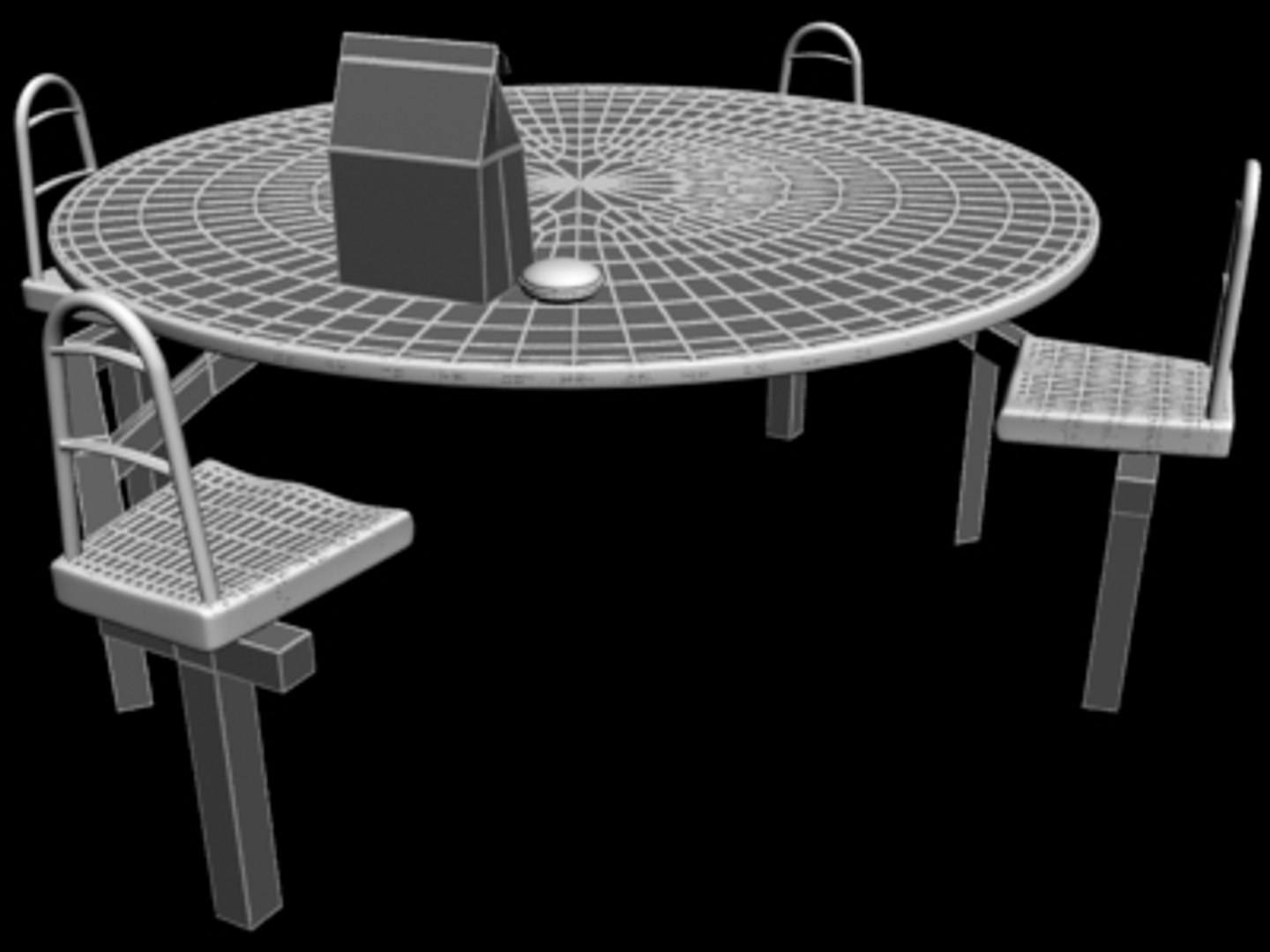 outdoor table 3d model