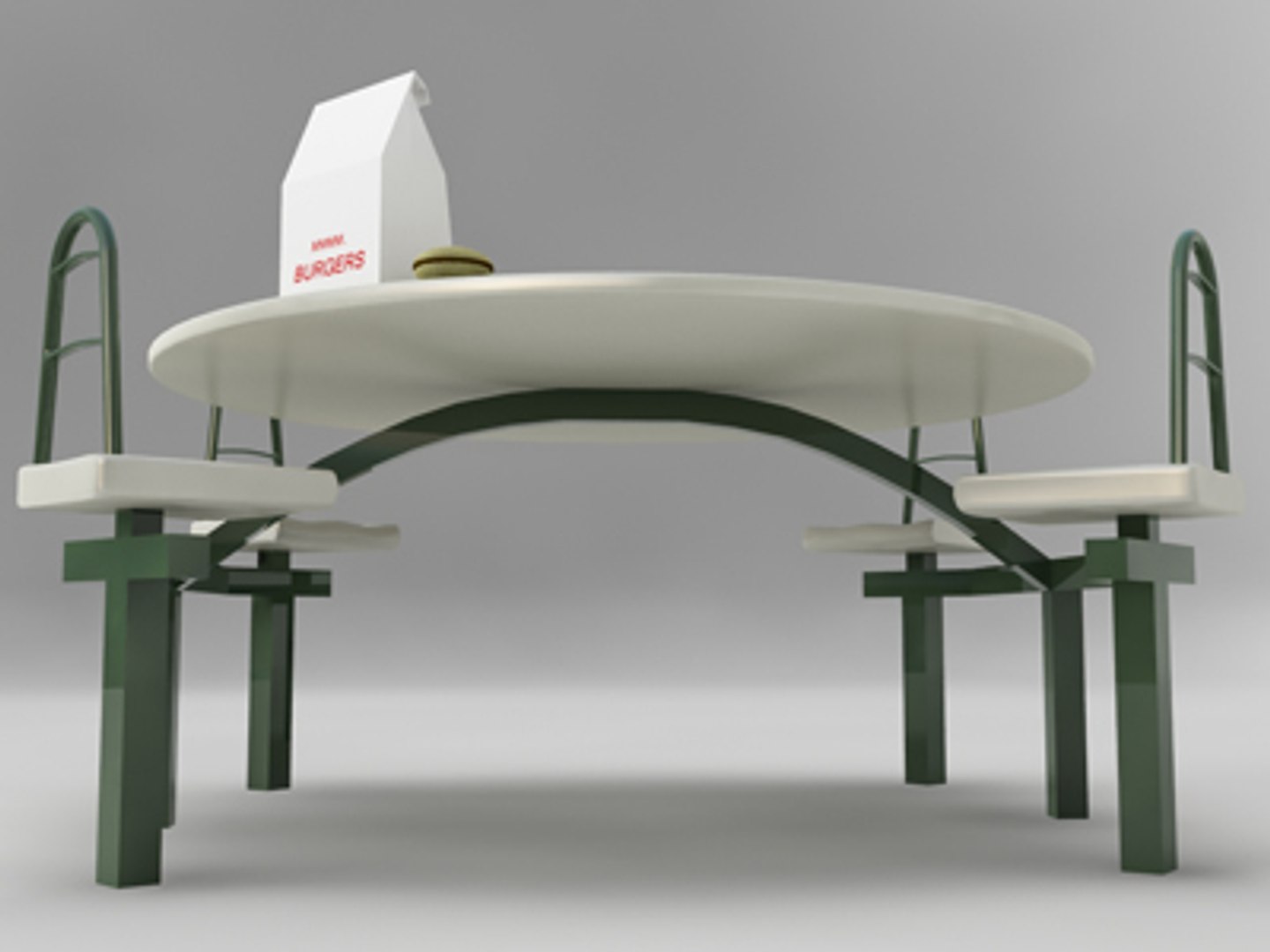 outdoor table 3d model