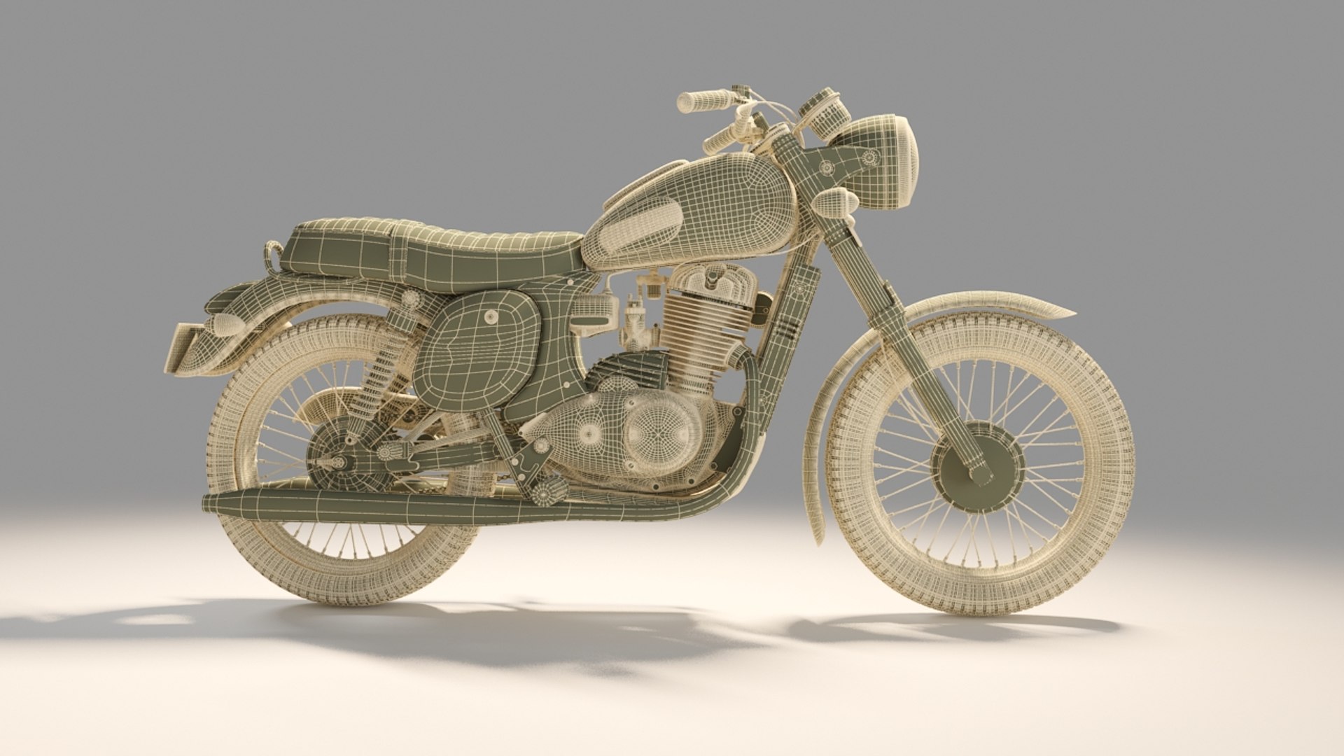 Jawa Motorcycle 3D Model - TurboSquid 1360861