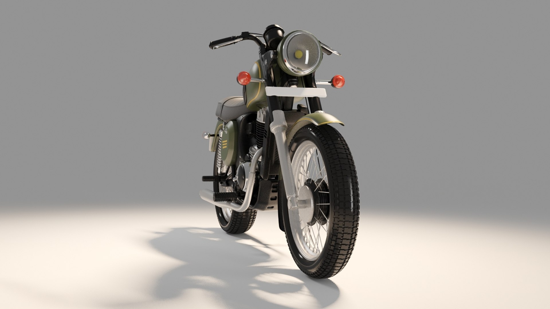 Jawa Motorcycle 3D Model - TurboSquid 1360861
