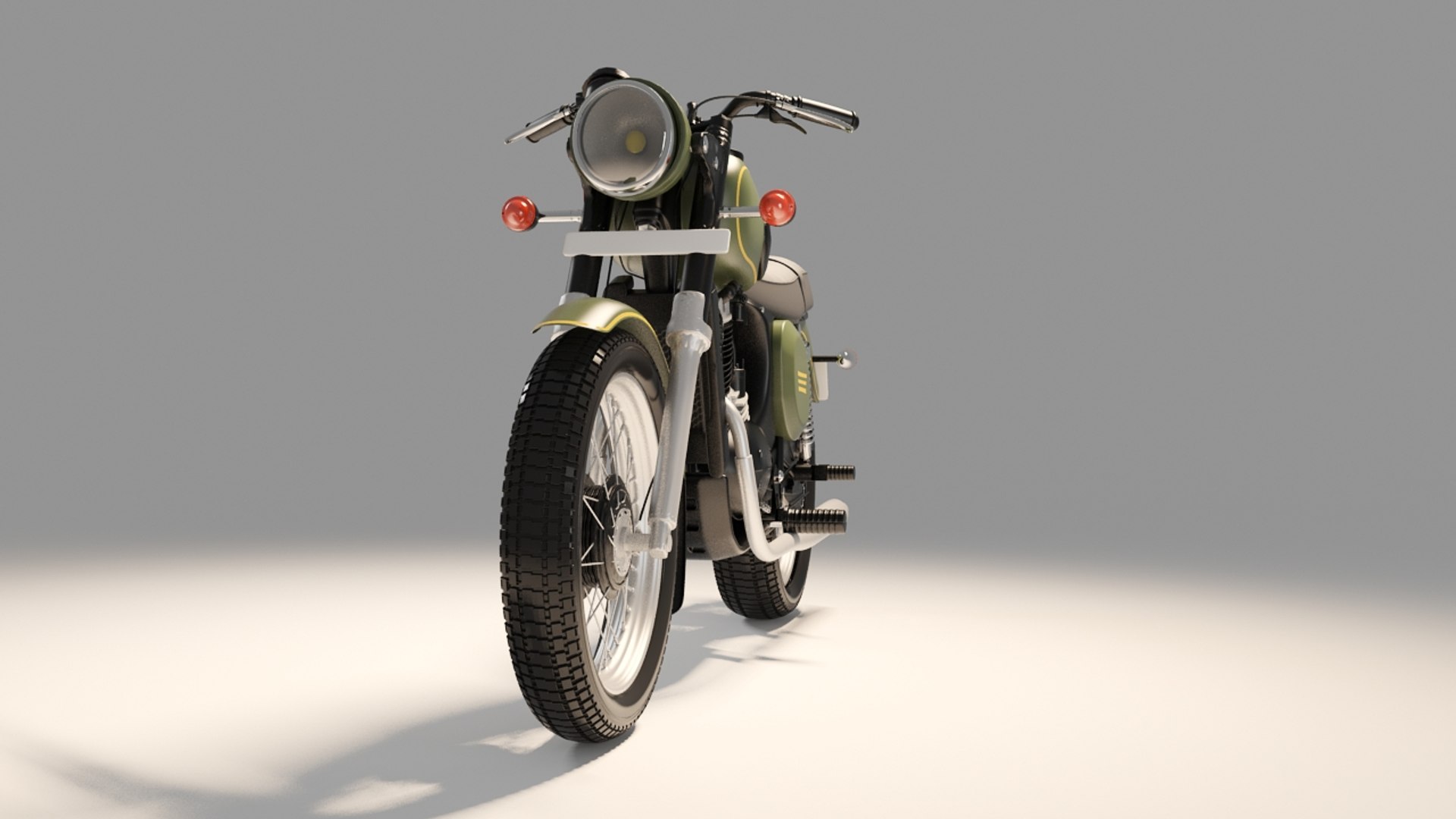 Jawa Motorcycle 3D Model - TurboSquid 1360861