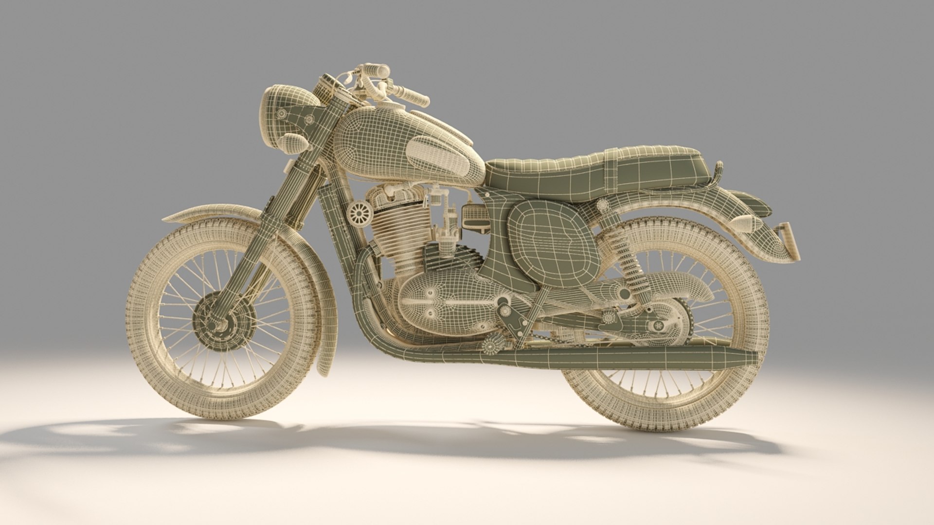 Jawa Motorcycle 3D Model - TurboSquid 1360861