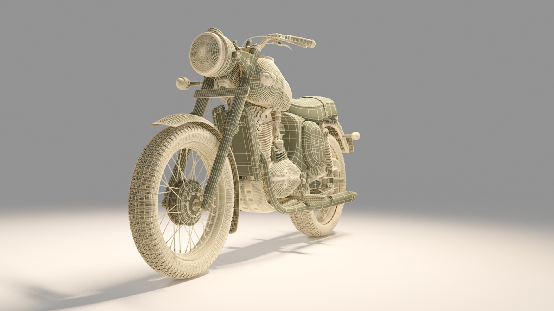 Jawa Motorcycle 3D Model - TurboSquid 1360861