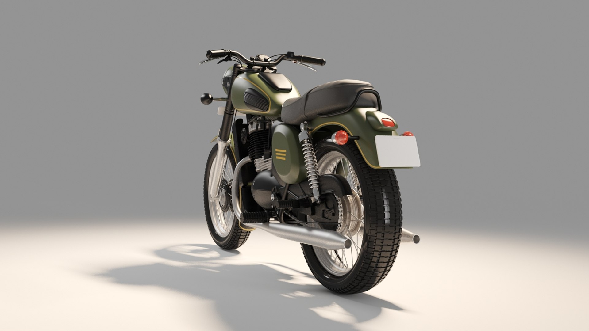 Jawa Motorcycle 3D Model - TurboSquid 1360861