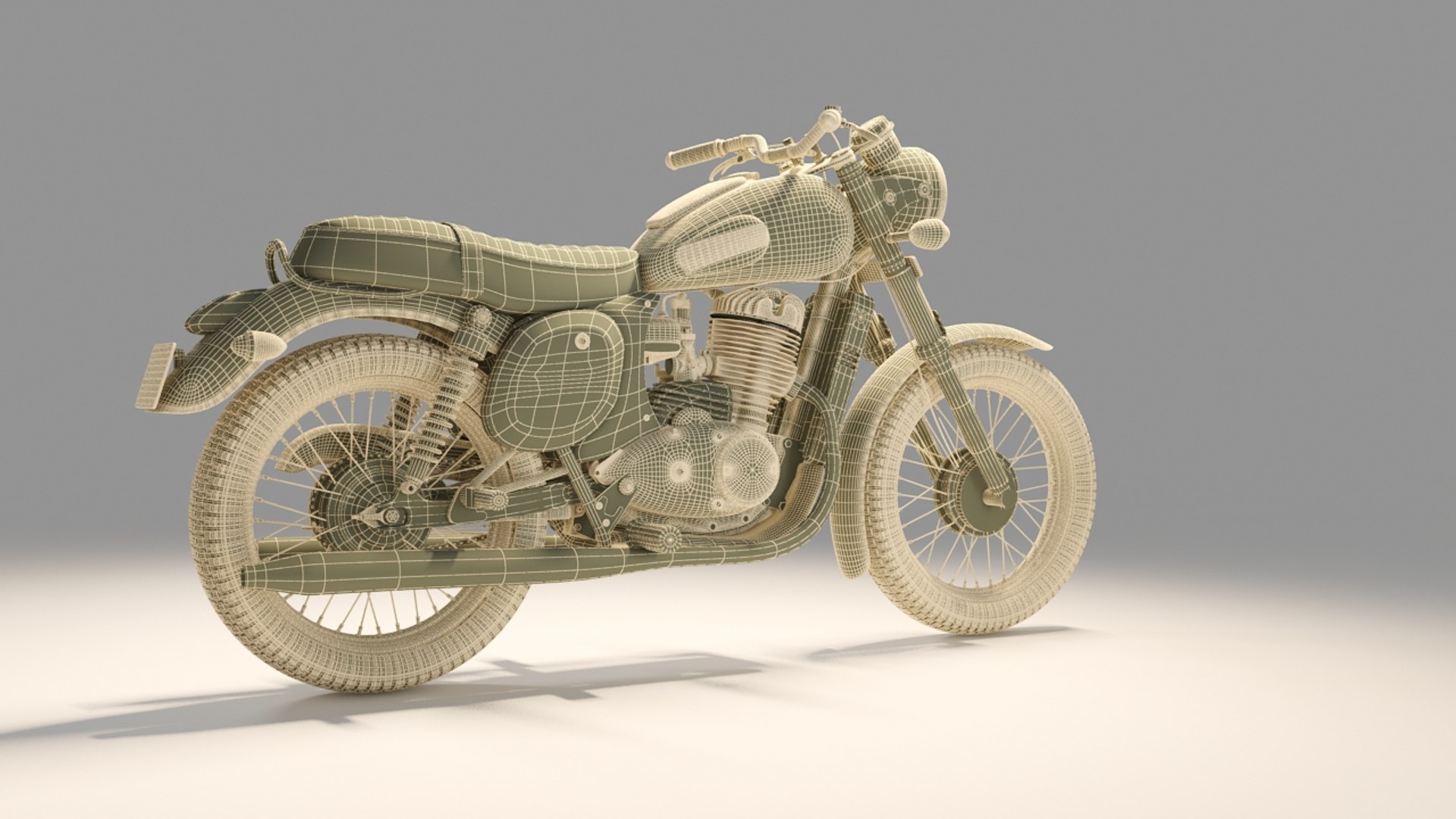 Jawa Motorcycle 3D Model - TurboSquid 1360861