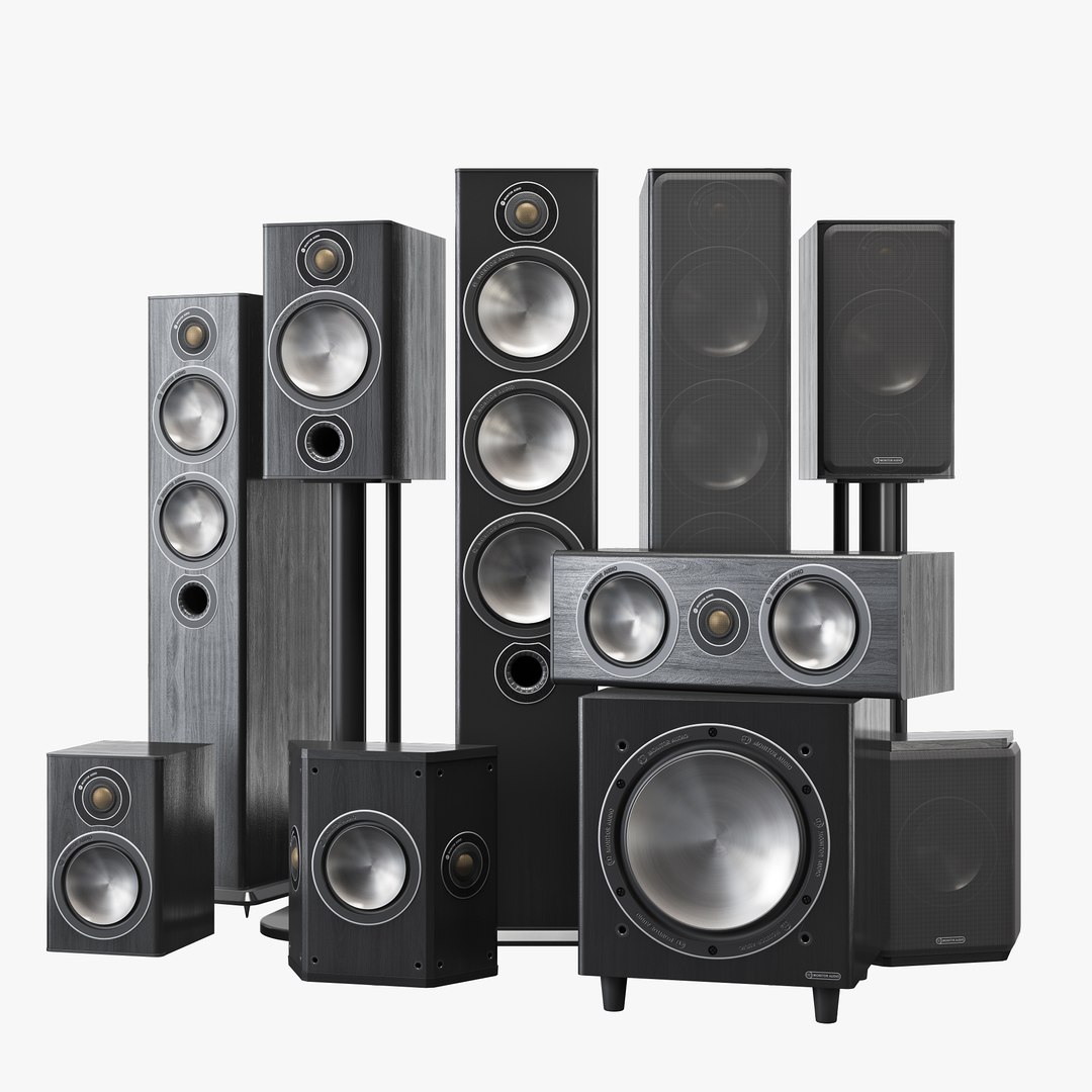 Monitor Audio Bronze 3D Model - TurboSquid 1789333