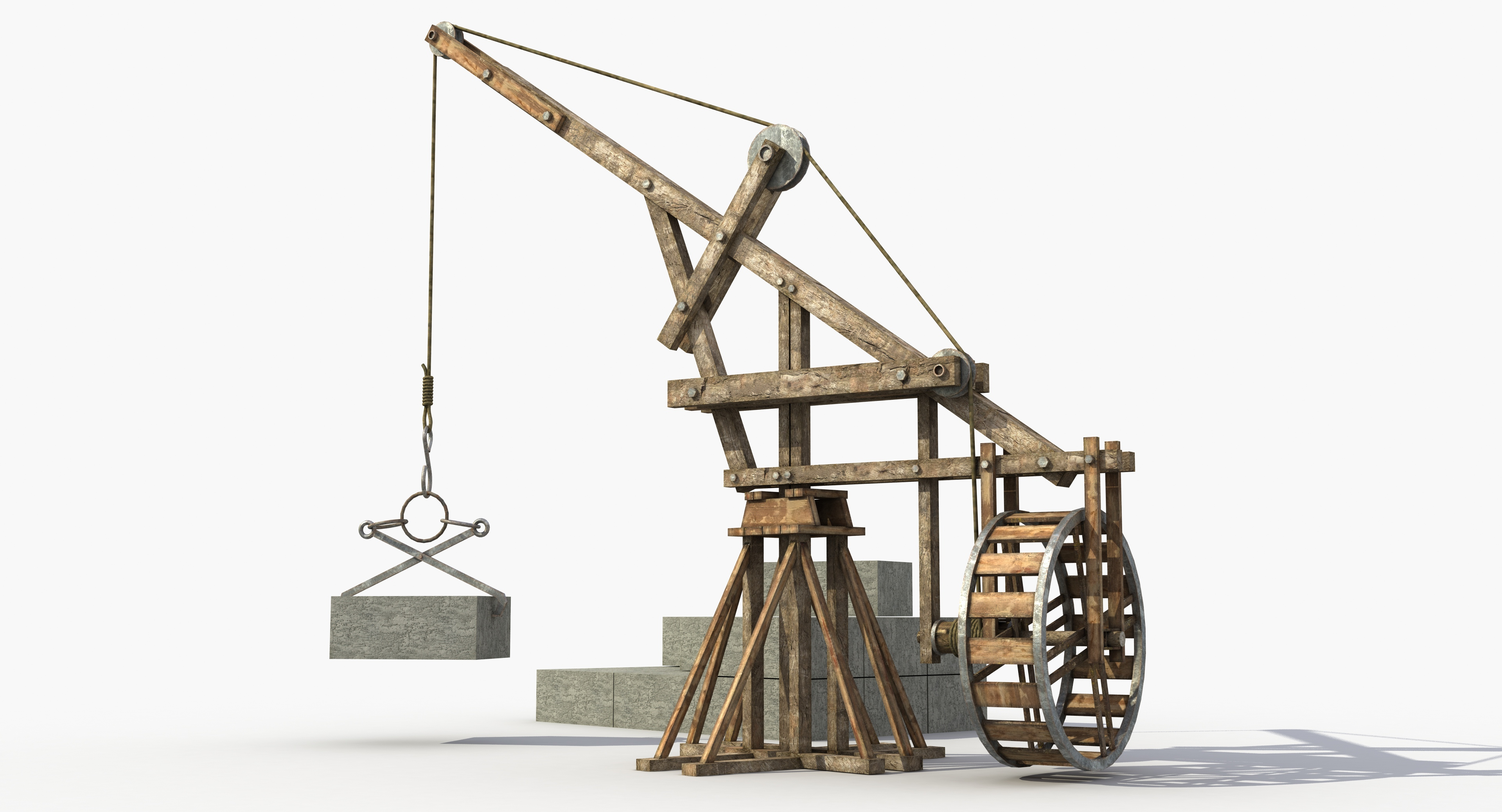 wooden crane medieval max