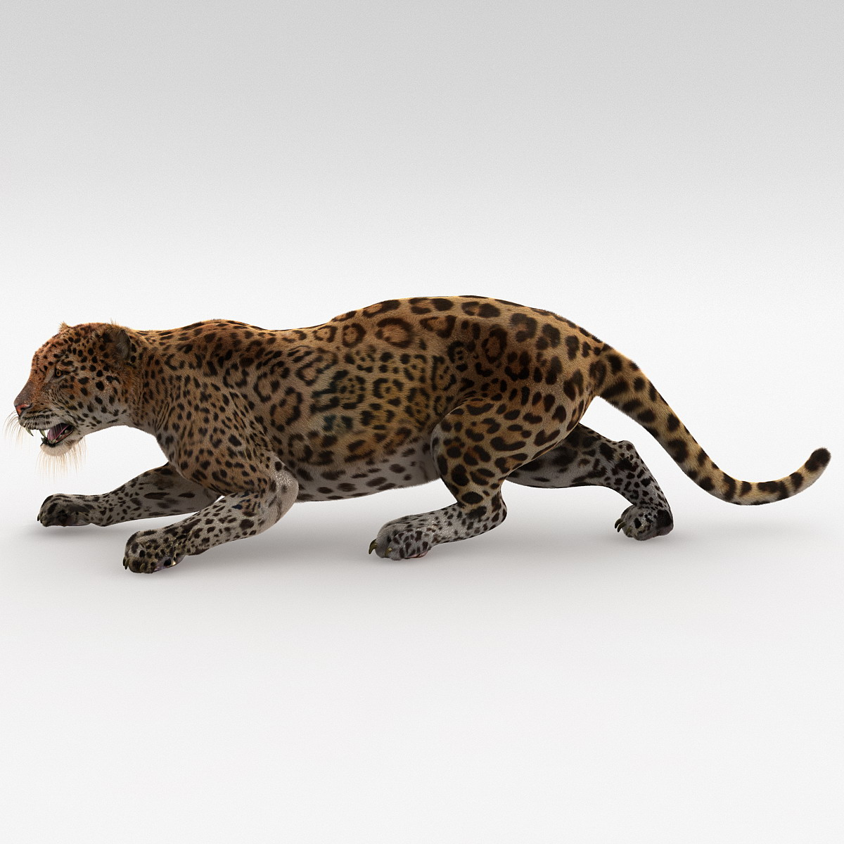 modelo 3d Pose de jaguar 3 pieles - TurboSquid 804199