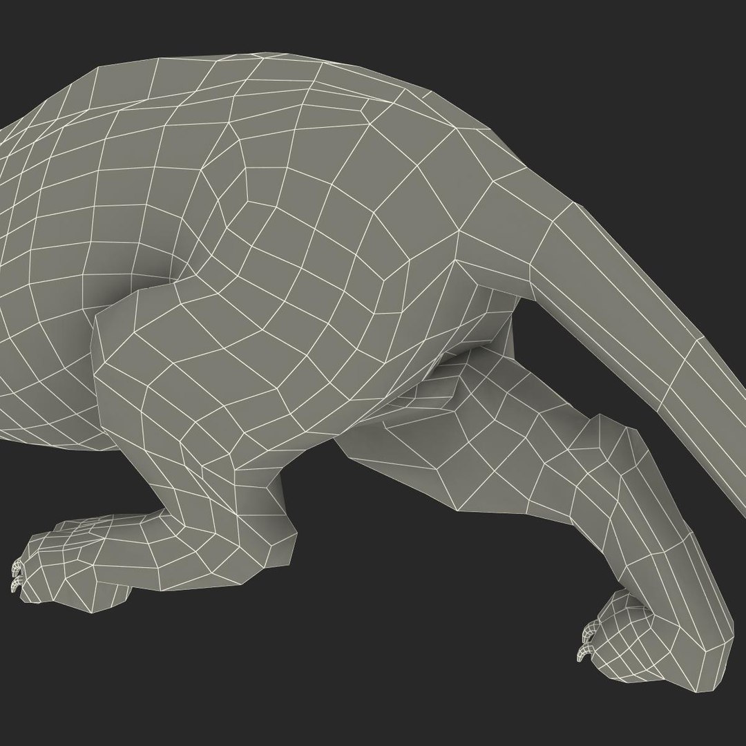 3d model pose 3 fur