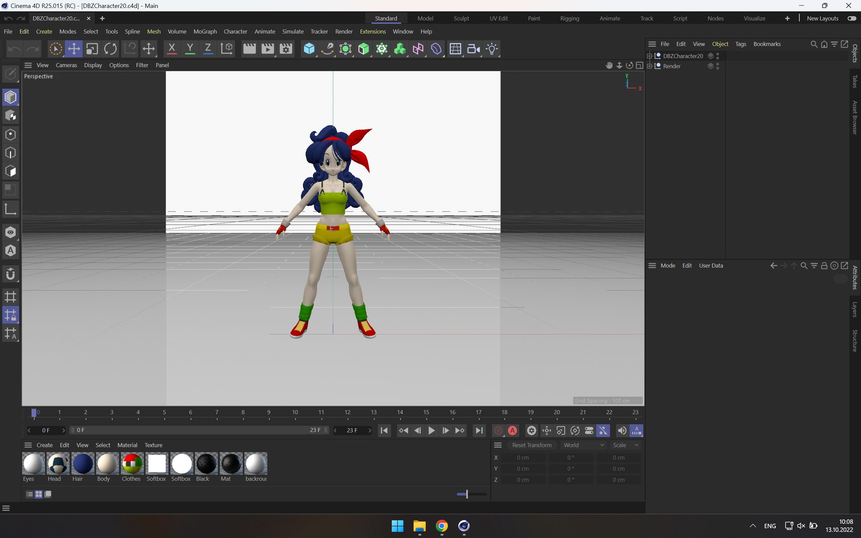 DBZ Character V20 3D Model - TurboSquid 2074108