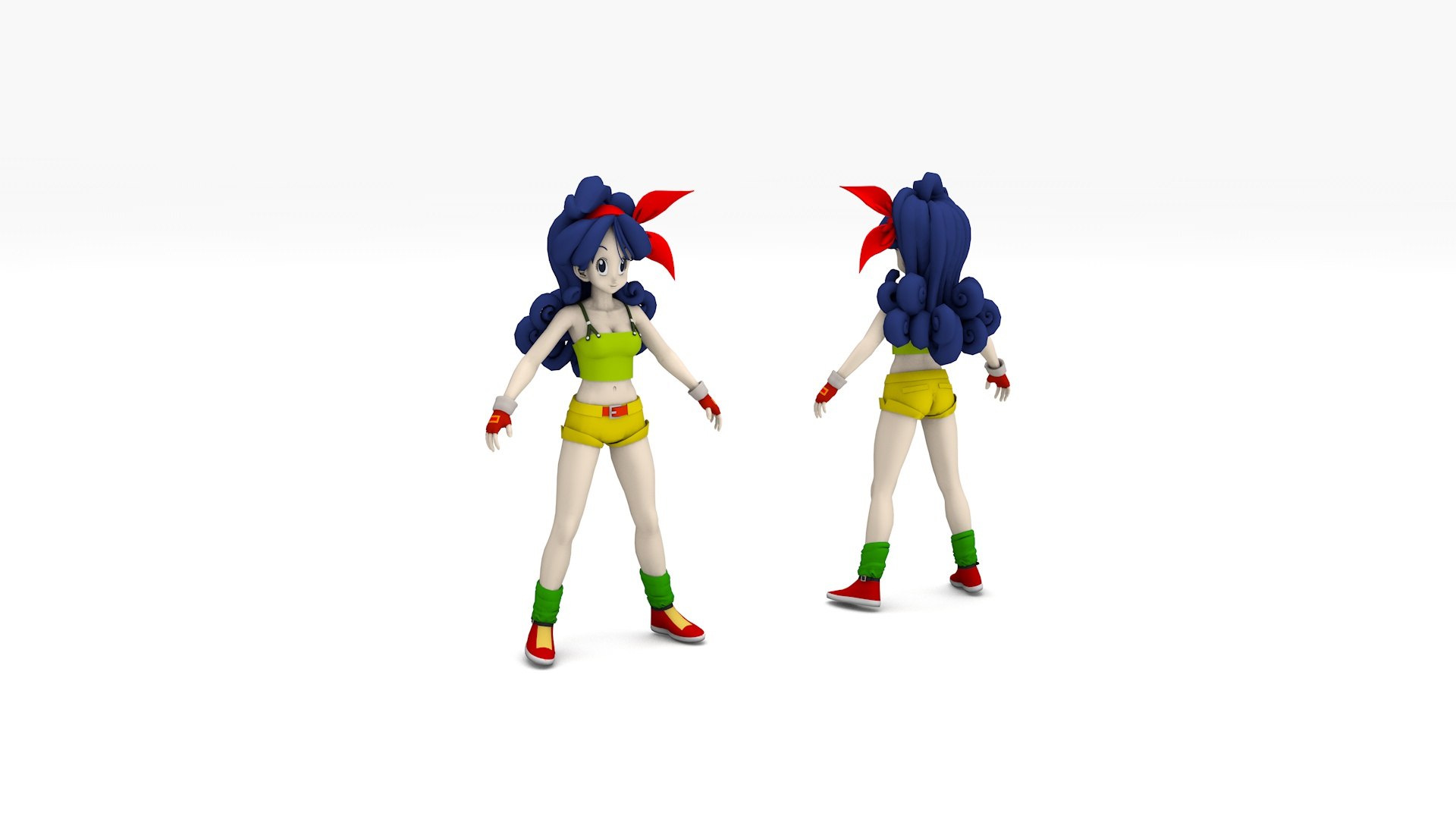 DBZ Character V20 3D Model - TurboSquid 2074108