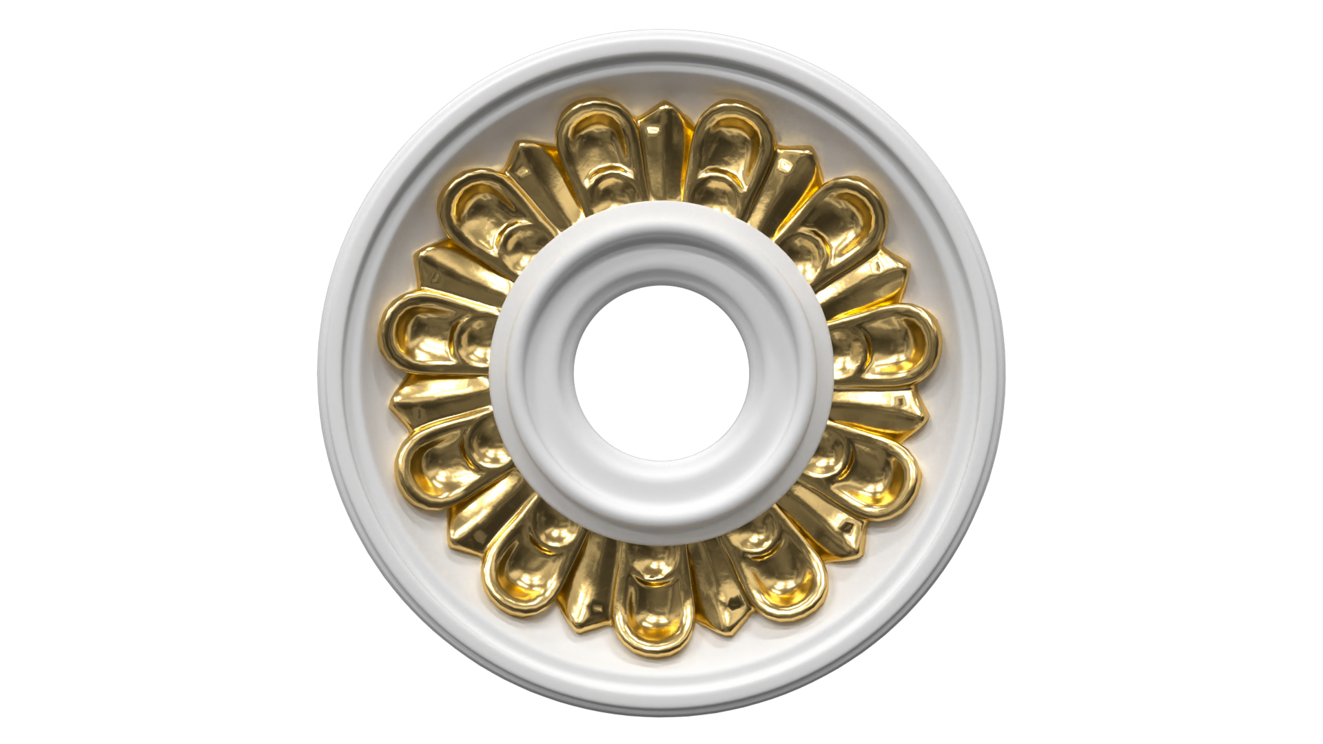 3D Ceiling Sockets Gypsum Plaster DR6 - TurboSquid 2012635