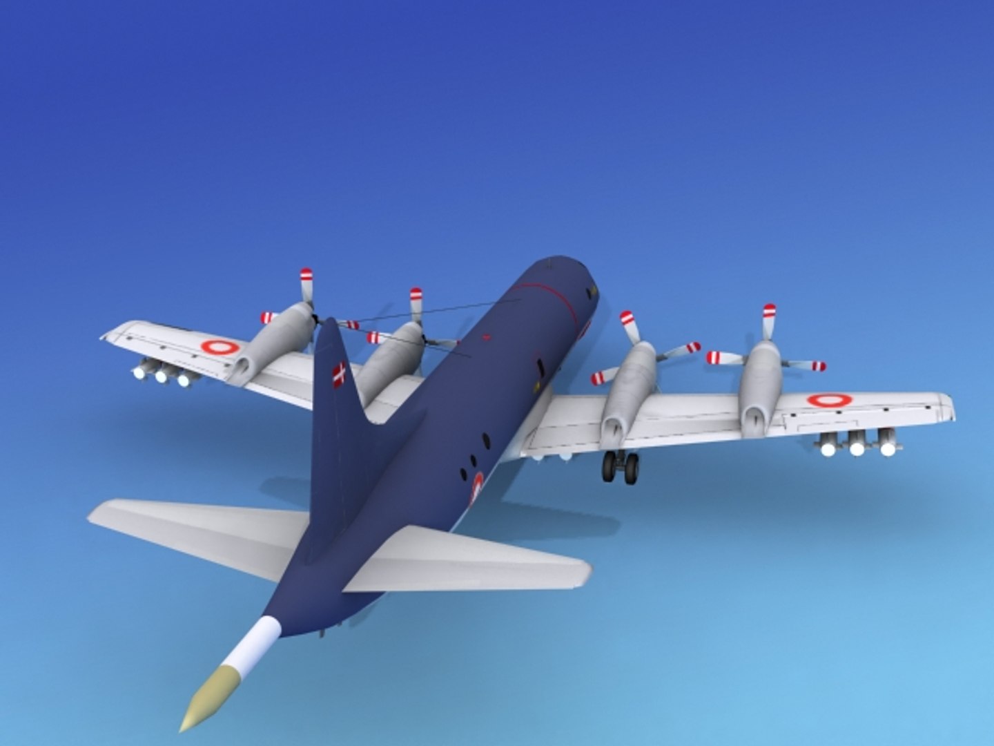 3d Model Orion Lockheed P-3