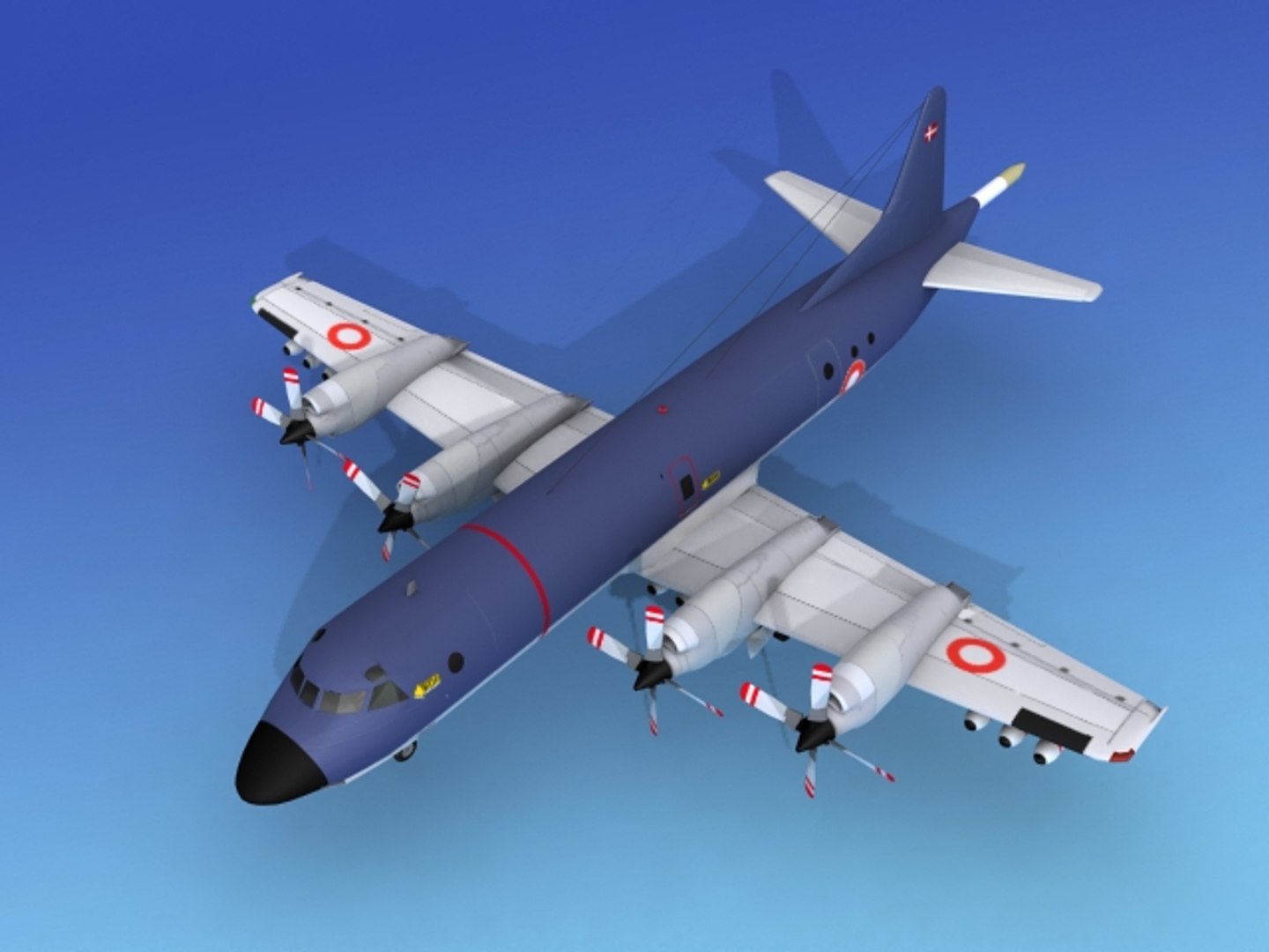 3d Model Orion Lockheed P-3