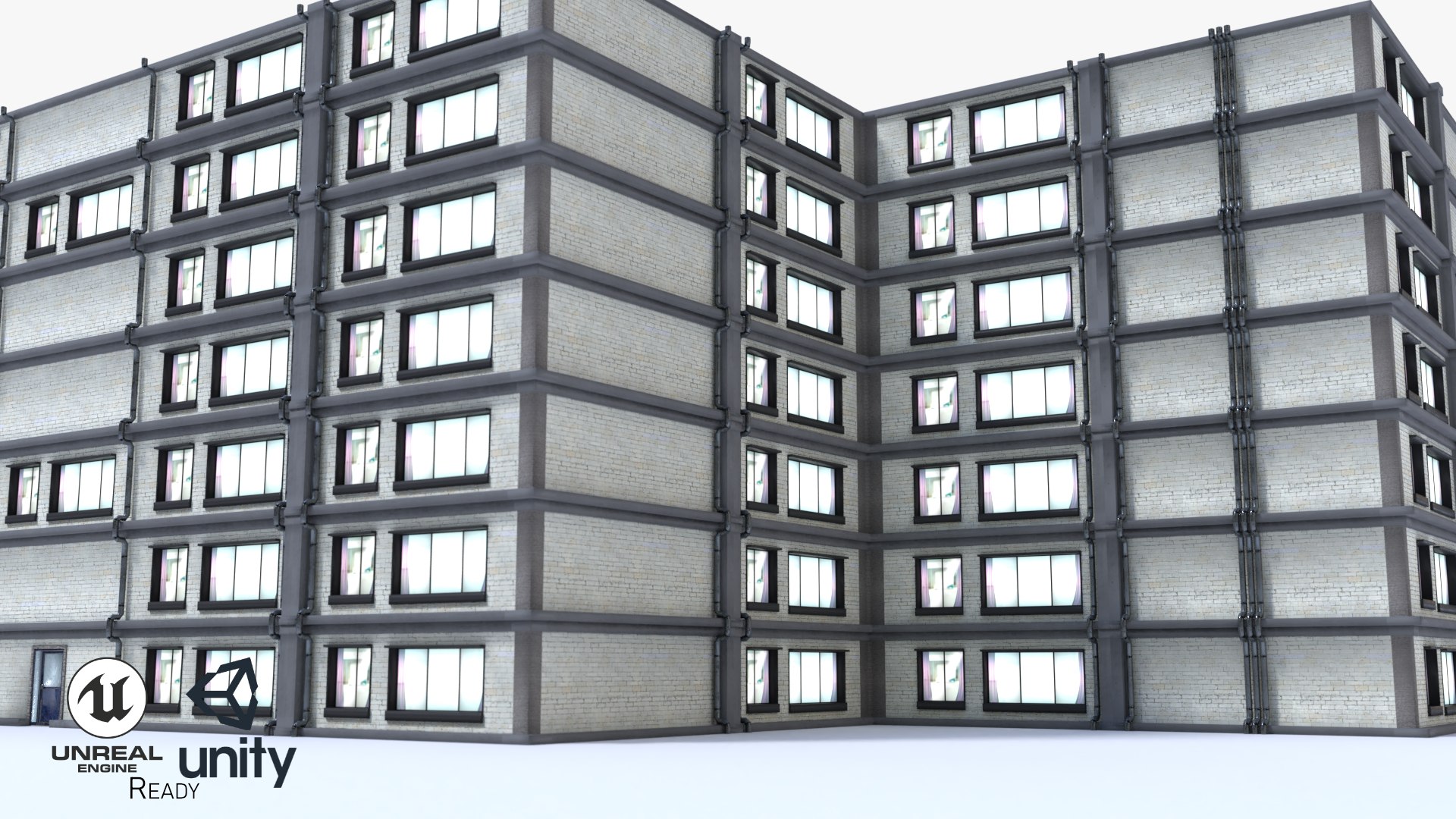 Set Building Asset Unity Model - TurboSquid 1306222