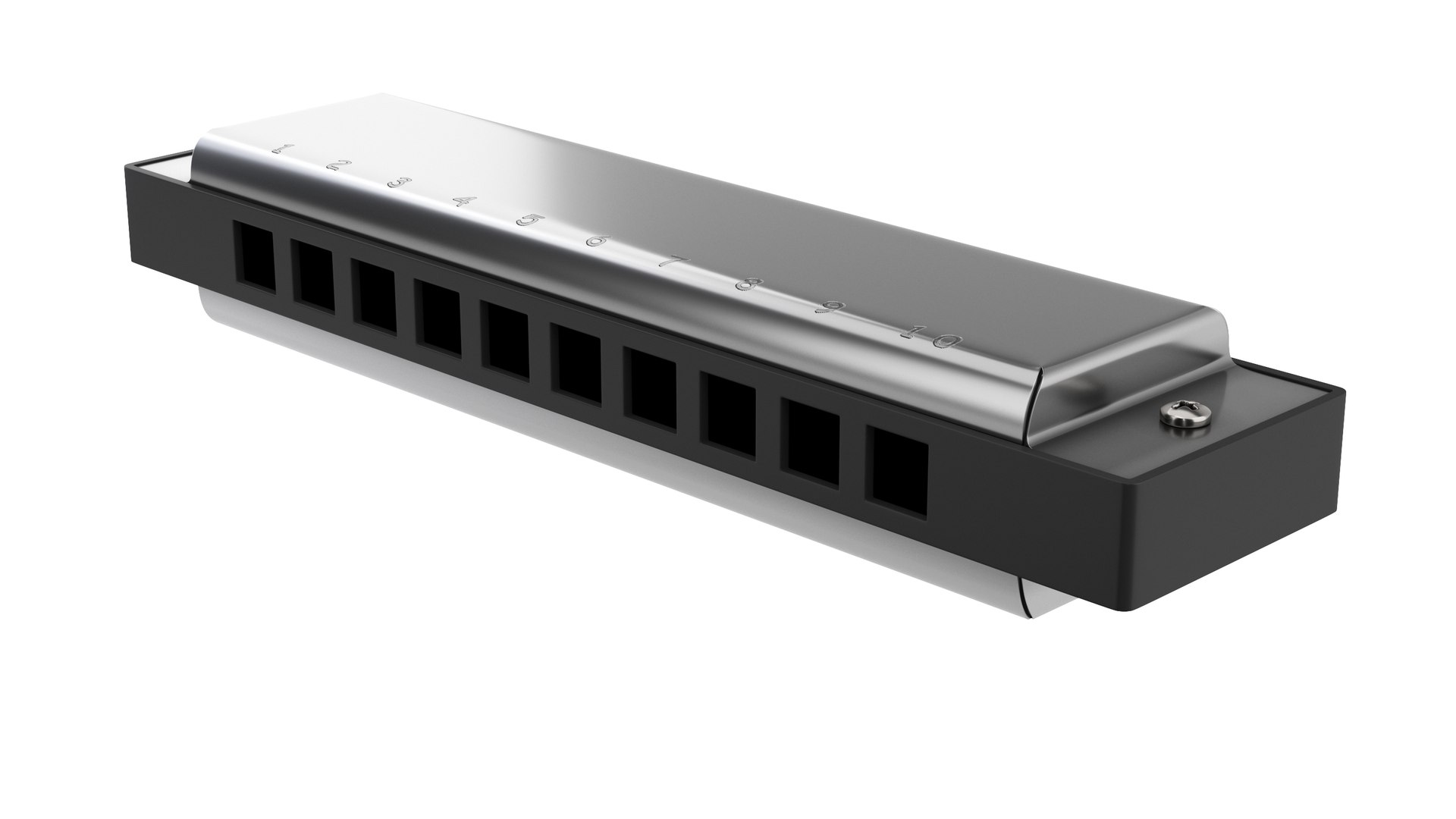 Harmonica 3D Model - TurboSquid 1971648