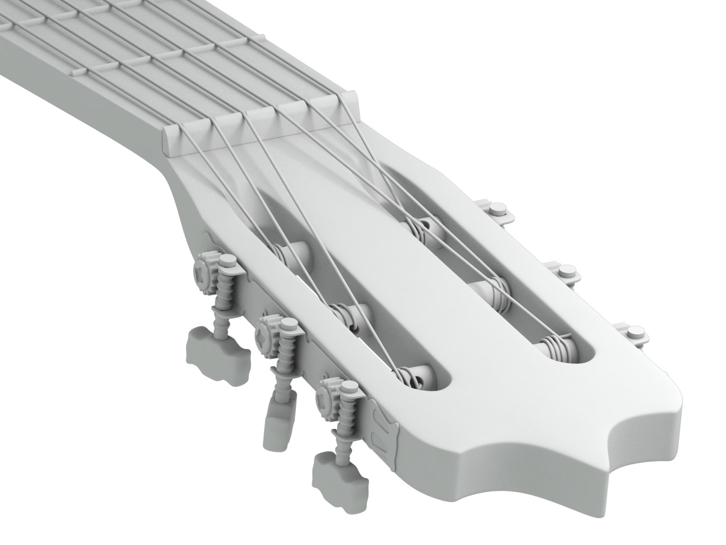 Simple classic guitar 3D model - TurboSquid 1163949