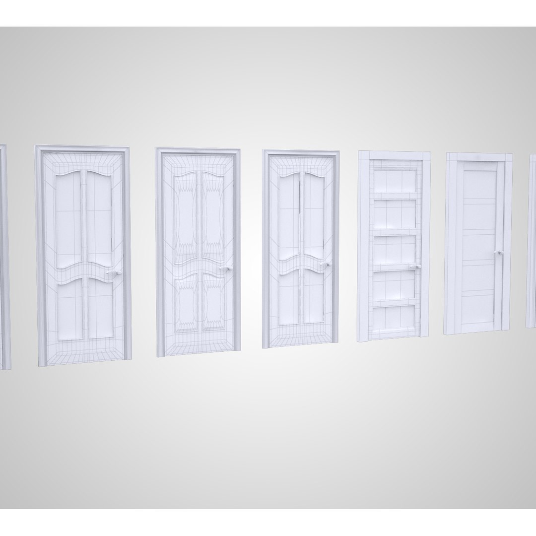 Doors Pack Interior 3D Model - TurboSquid 1190233