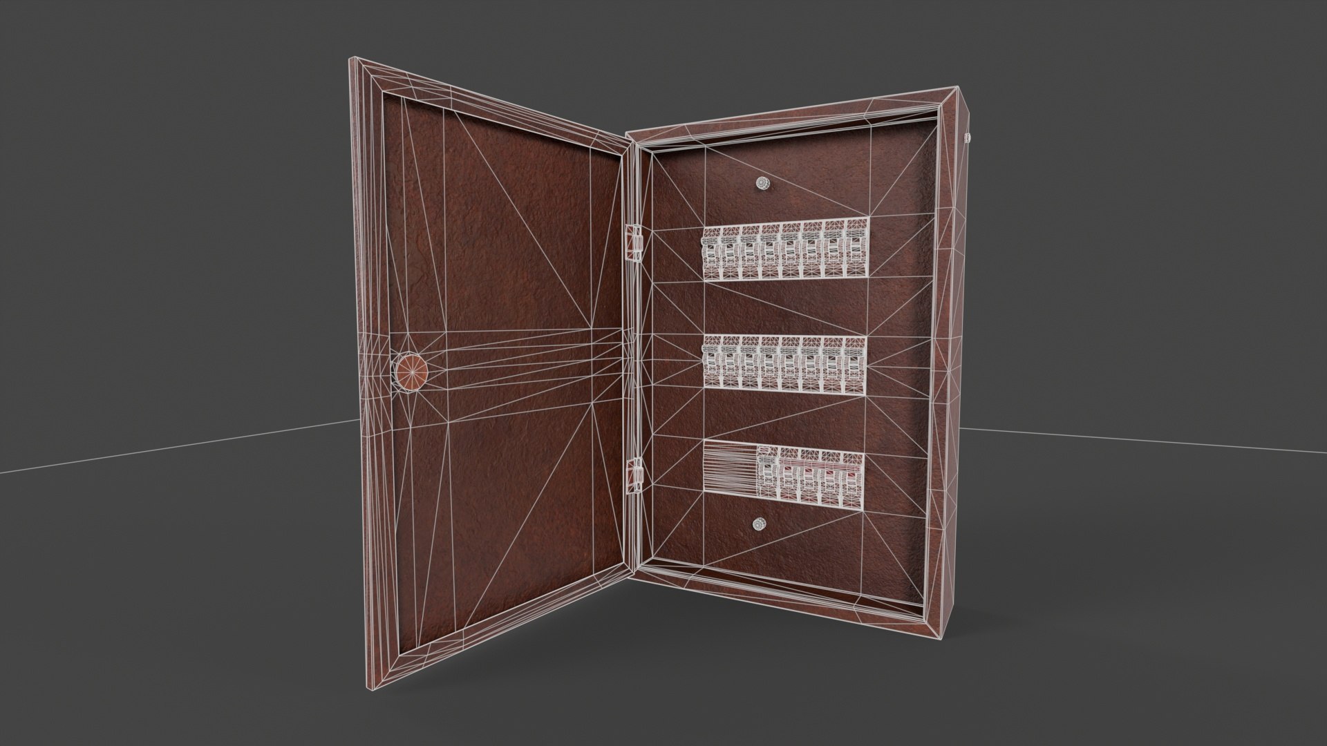 3D Model Rusted Power Box - Game Ready Electrical Panel - TurboSquid ...