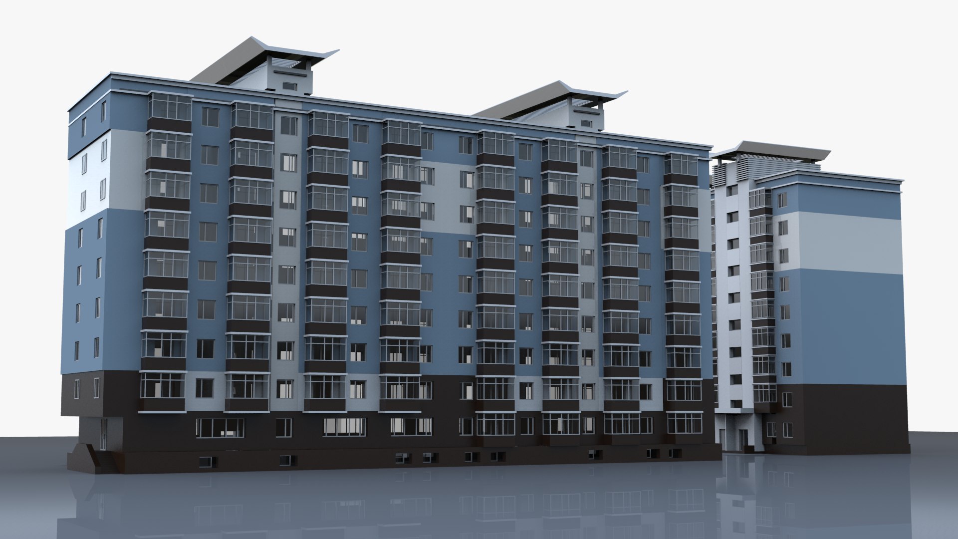 3D City Building Apartment Place House Model - TurboSquid 1821495